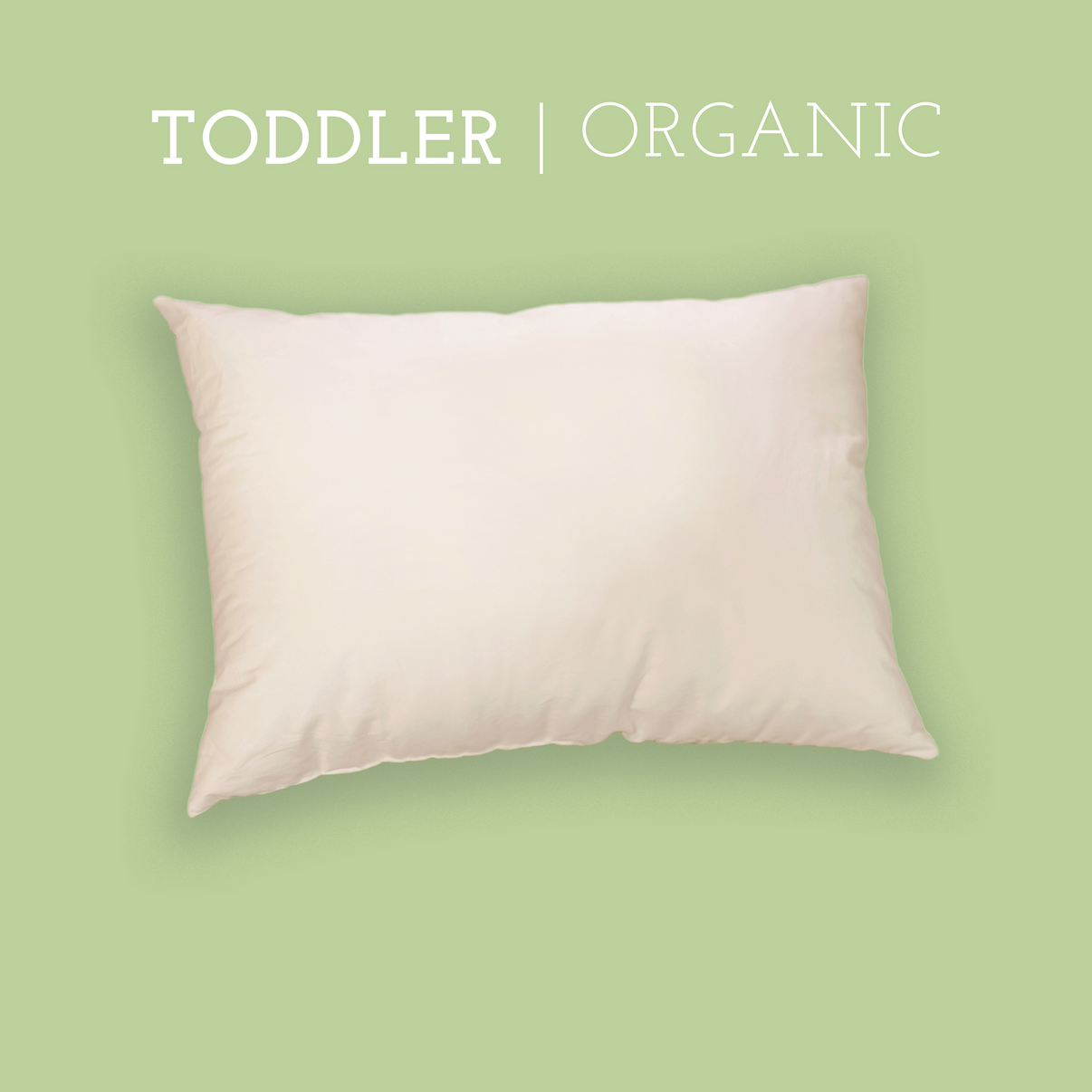 Organic Cotton Shell Toddler Pillow - Little Sleepy Head